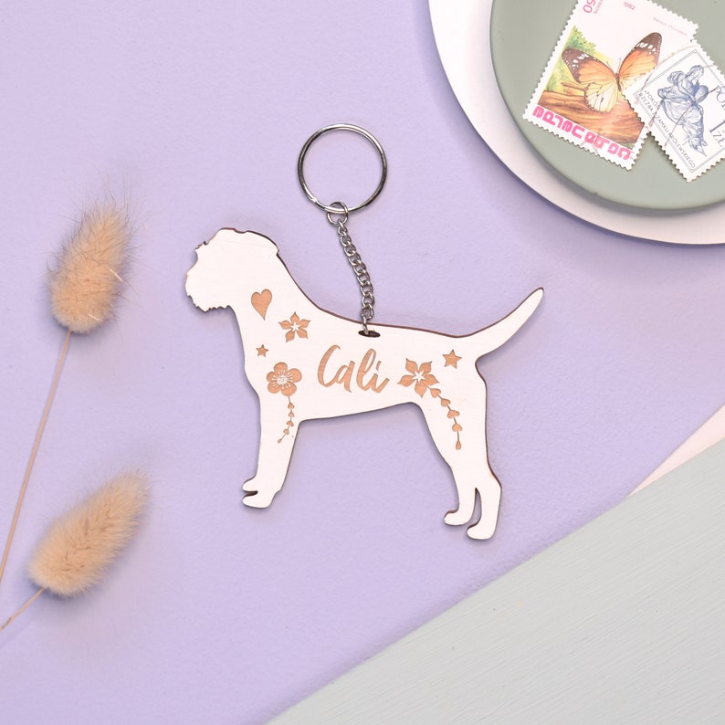 Dog Breed Keyring, Custom Dog Breed Keychain, Personalised Sausage Dog ...