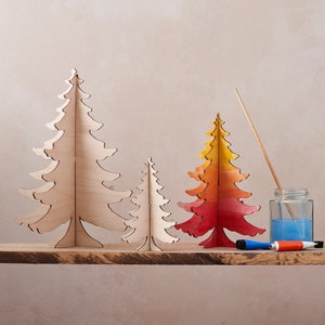 Craft DIY Christmas Trees - Festive Table Decorations - Kids Crafts ...