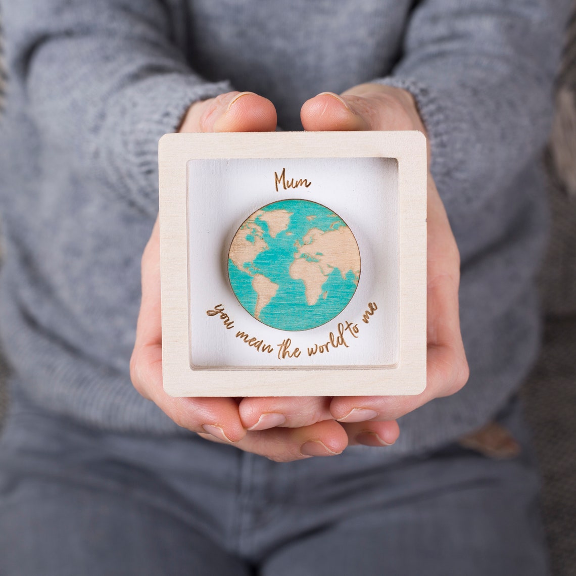 Miniature Wall Art Frame Personalised Love Token Gift You - Etsy