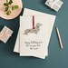 Custom Shape Pet Dog Keepsake Card - Personalised Card From the Dog ...