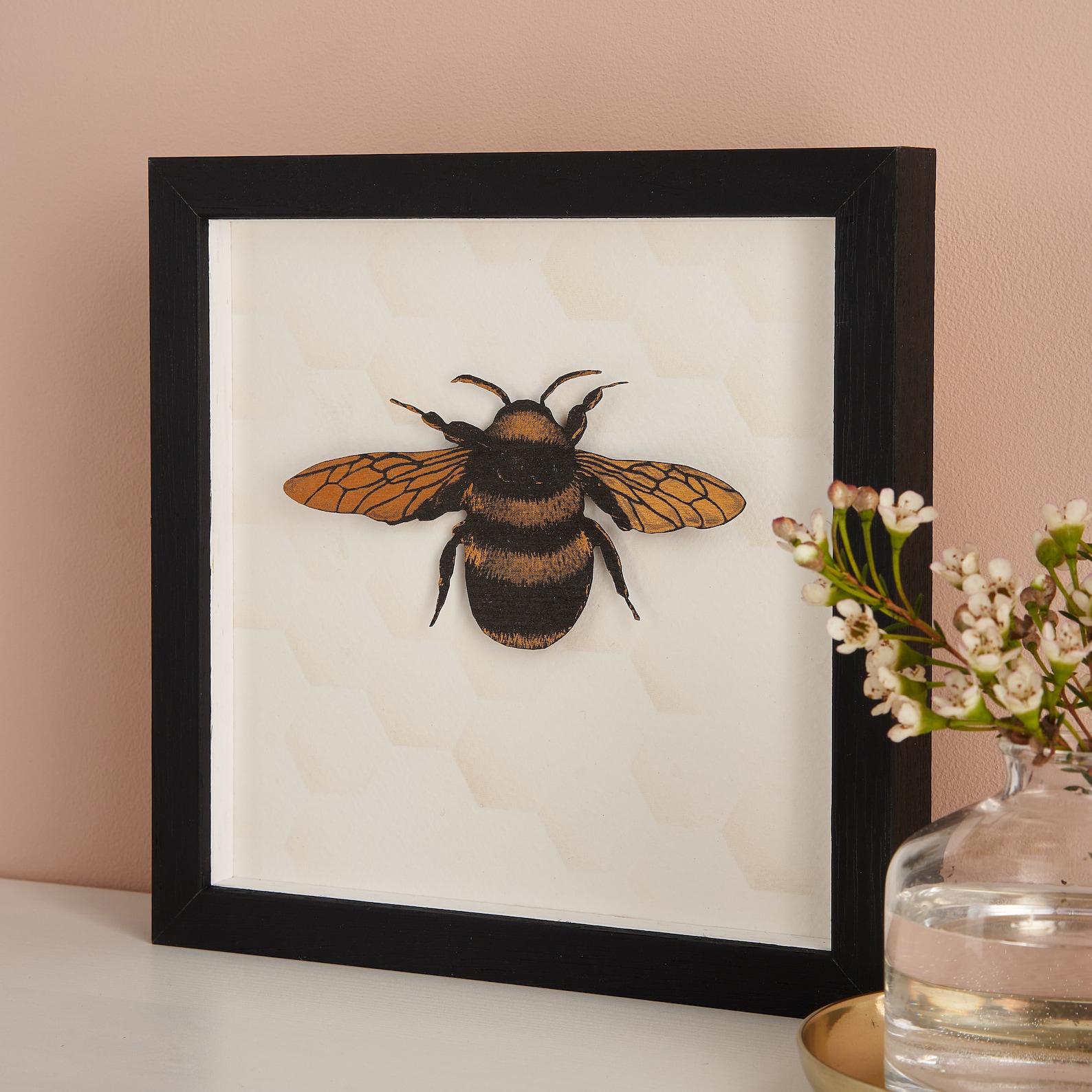 Honey Bee Framed Wall Art Personalized Honey Bee Wall Art - Etsy