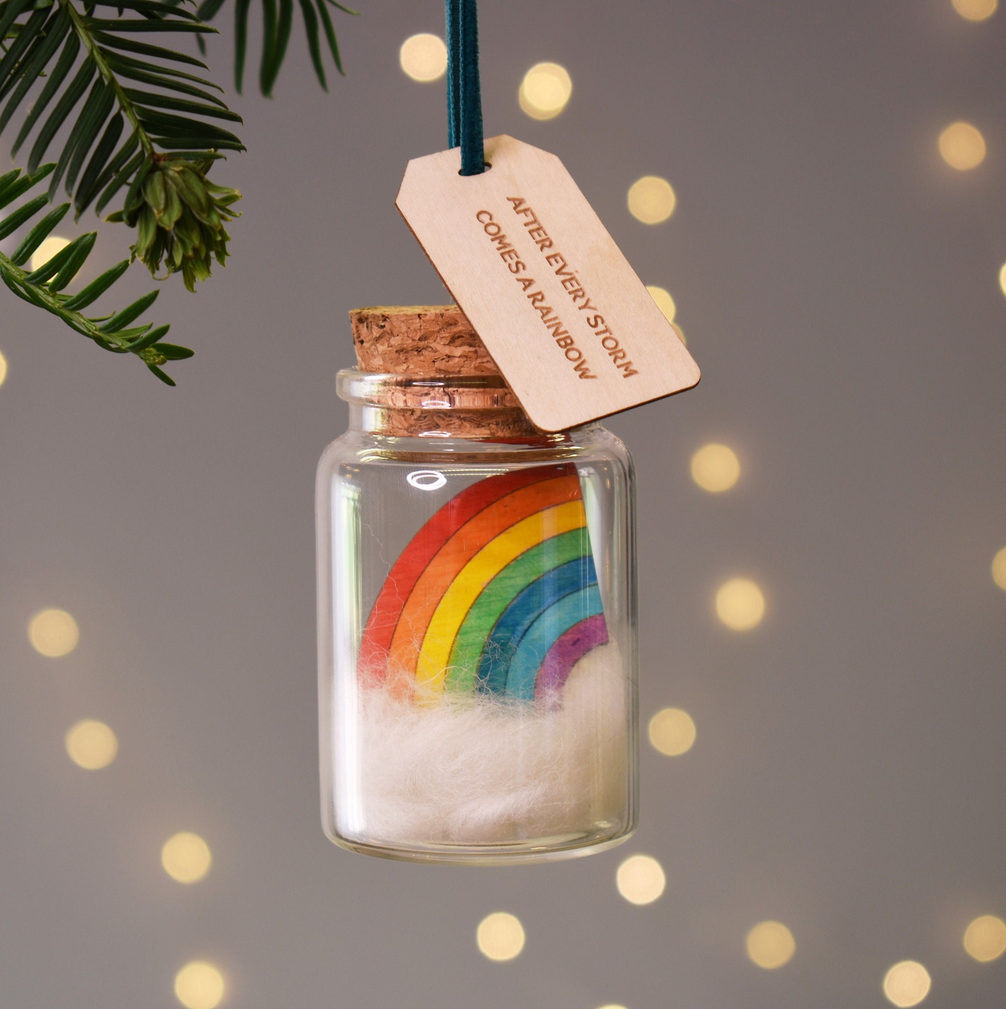 Memorial Gift Rainbow Memorial Day Keepsake Decoration - Etsy