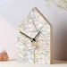New Home Gift Custom Map Wall Clock Personalised Vintage Map - Etsy