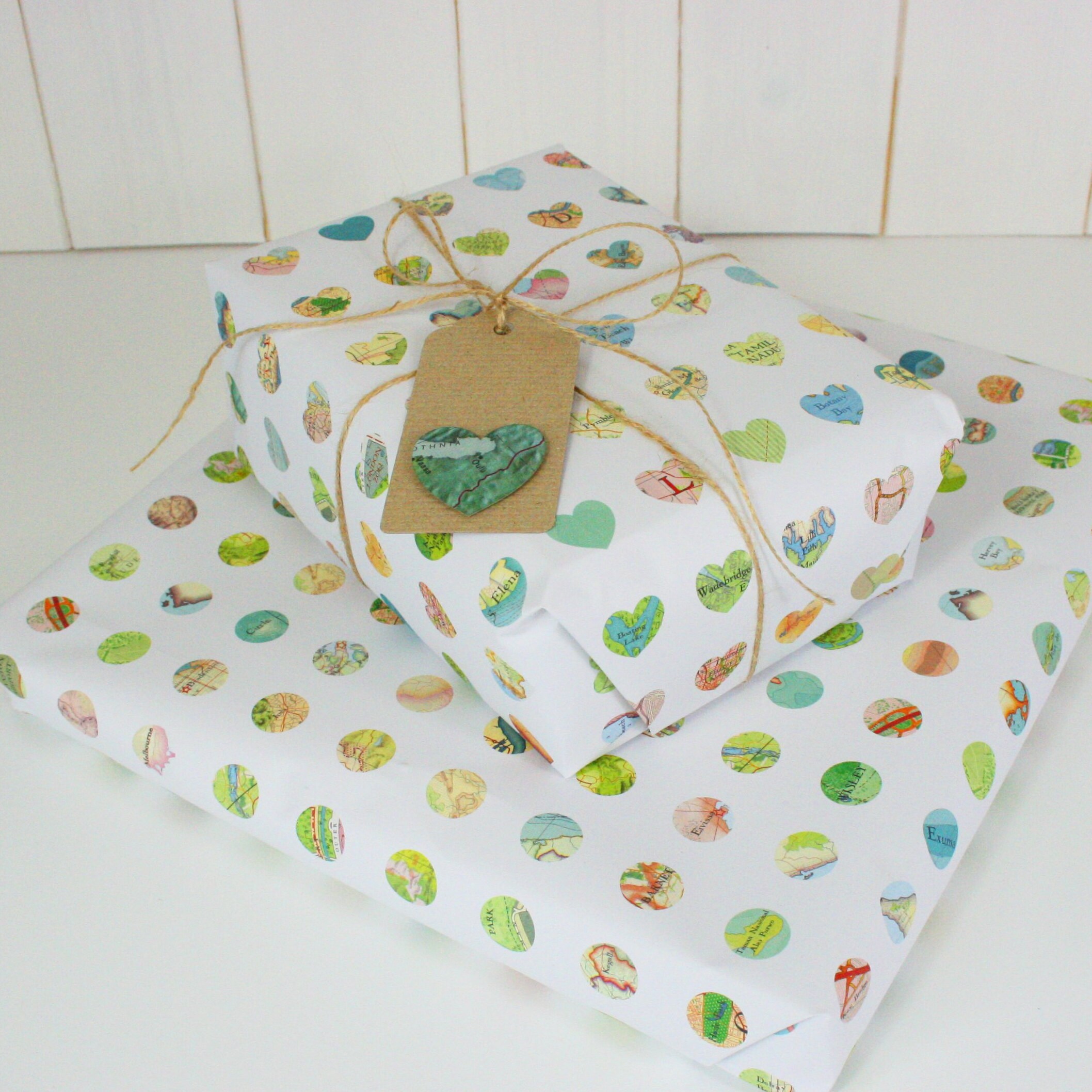 World Map Gift Wrapping Paper - Map