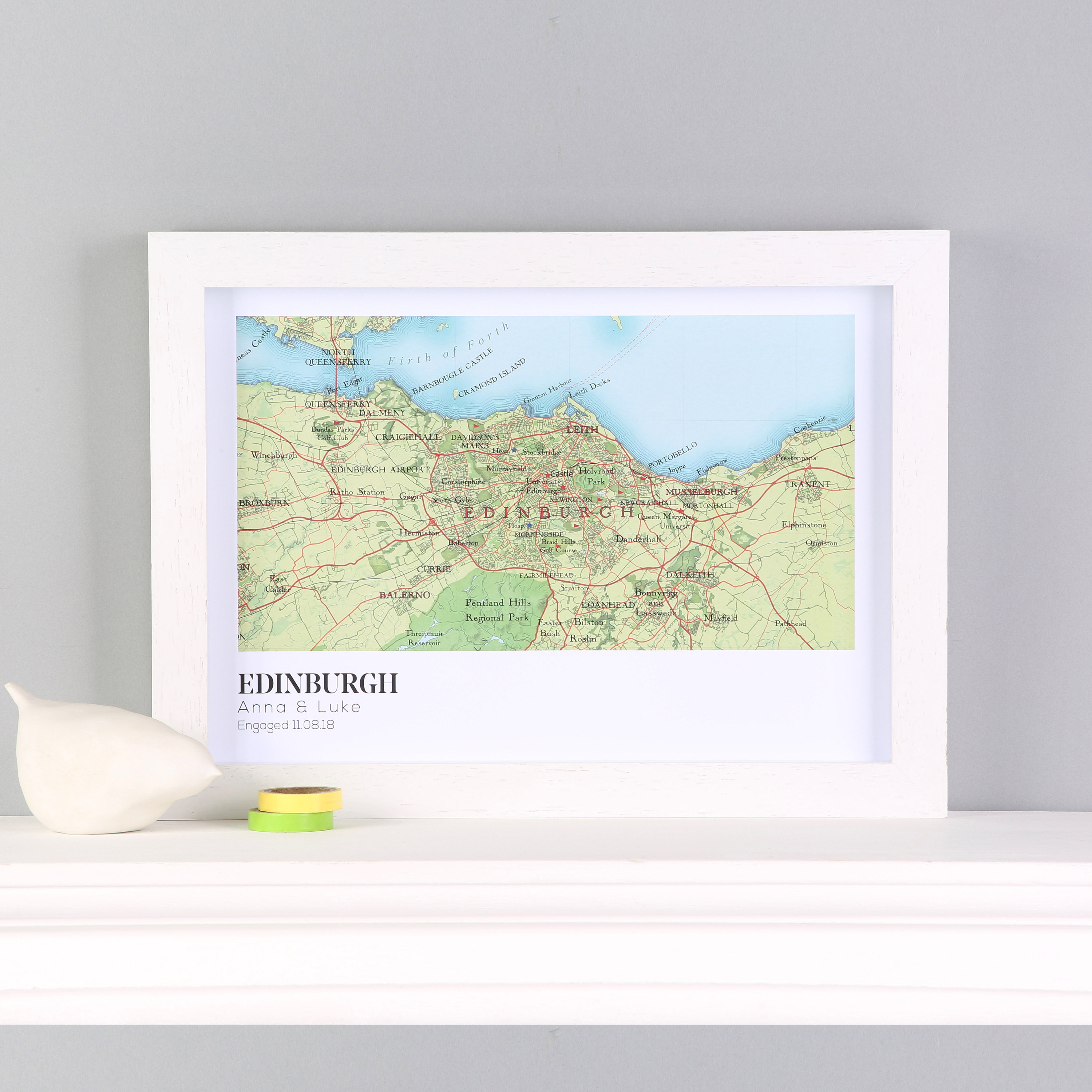 Personalized Custom Map Art Print - Vintage Map 3D Handmade Print ...