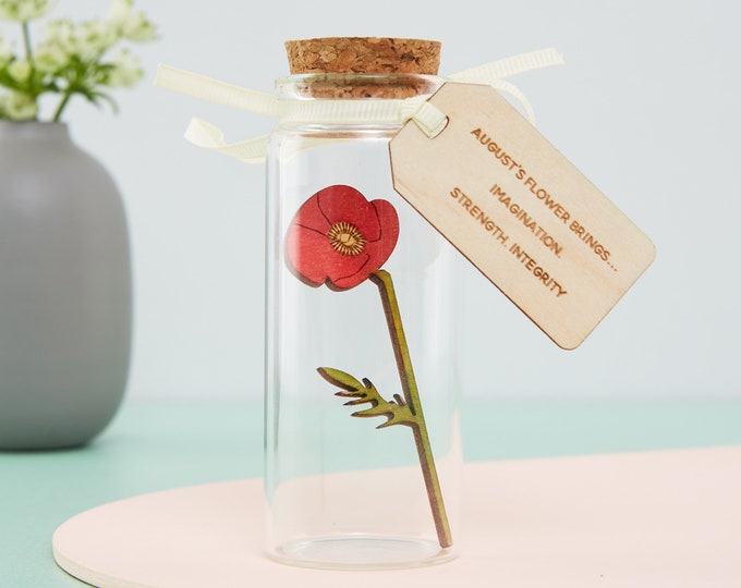 June Birth Flower Gift Rose Birth Flower Birthday Gift for - Etsy