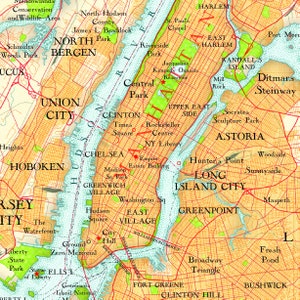 New York Journal - Custom Map Journal – Map Notebook - Hardback ...