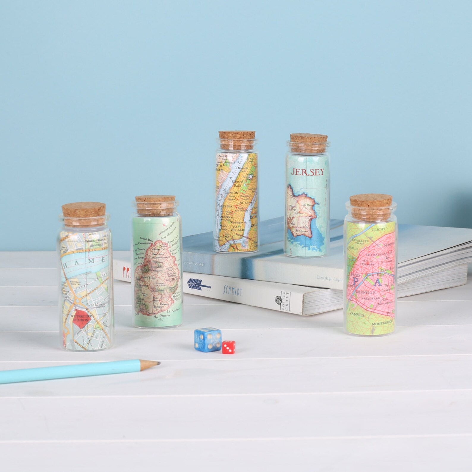 Map in A Bottle Keepsake Personalised World Map Gift Gift | Etsy