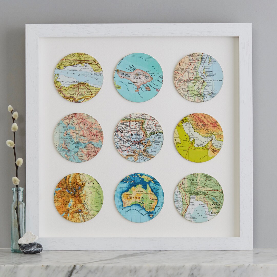 Wall Art Print, Custom Map Wedding Anniversary Gift, Gift for A Couple ...