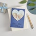 45th Sapphire Wedding Anniversary Blue Greetings Card Card for A Couple ...