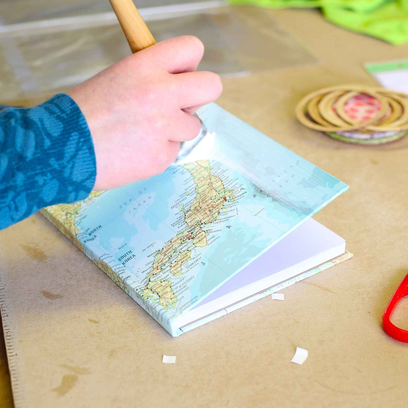 Custom Map Travel Notebook With a Personalised Location. | Etsy