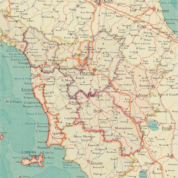 Tuscany Map