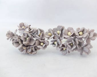 Grey paper flowers | Etsy