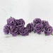 10 25mm Dark Purple Paper Roses, 1" Paper Roses, 2.5 Cm Paper Flowers ...