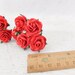 10 25mm Red Paper Roses, Paper Flowers - Etsy