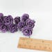 10 25mm Dark Purple Paper Roses, 1" Paper Roses, 2.5 Cm Paper Flowers ...