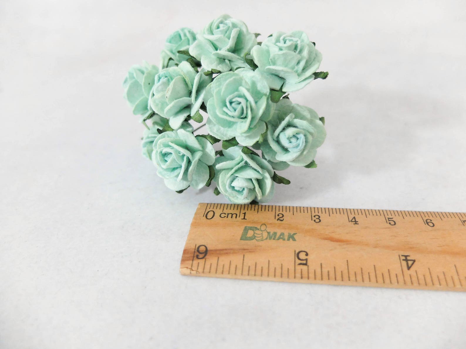 20mm mint paper roses mint paper flowers mulberry paper | Etsy