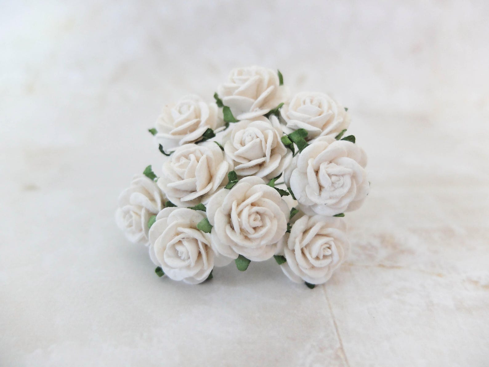 2 Cm White Paper Roses 10 20mm White Paper Roses White Paper - Etsy