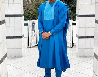 African Mens Wear, African Mens Suit, Agbada for Men, Safari, Senator ...