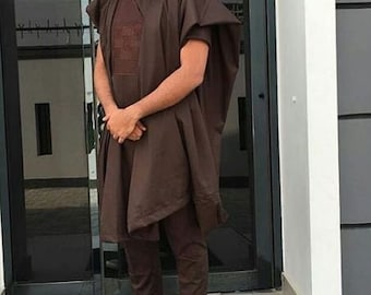 African Mens Wear, African Mens Suit, Agbada for Men, Safari, Senator ...