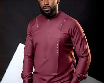 African Mens Wear, African Mens Suit, Agbada for Men, Safari, Senator ...