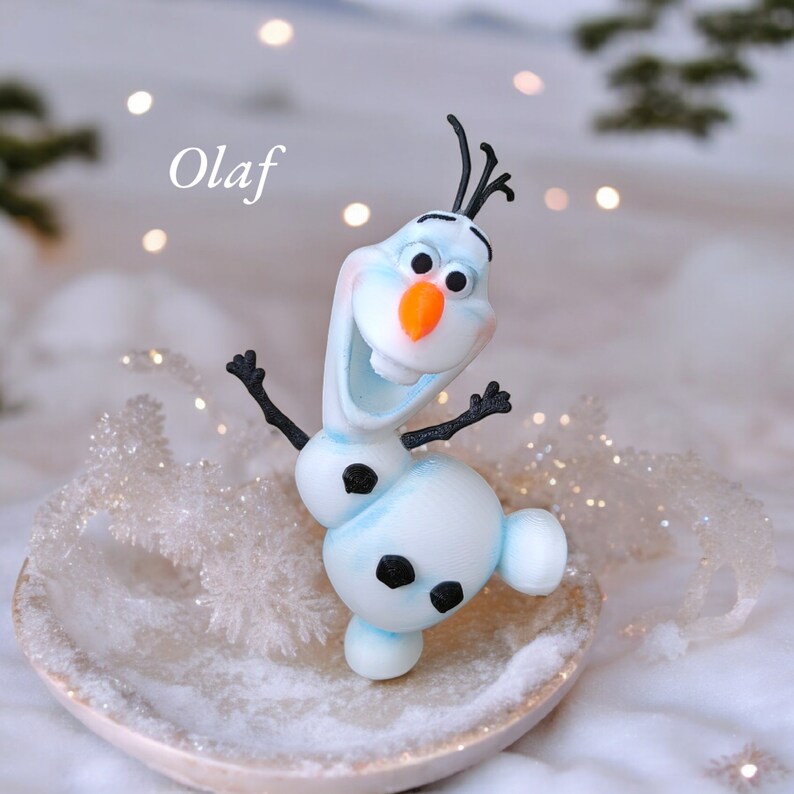 3d Olaf Cake Decoration, Cake Decoration, Party Decoration, 3d Printing ...