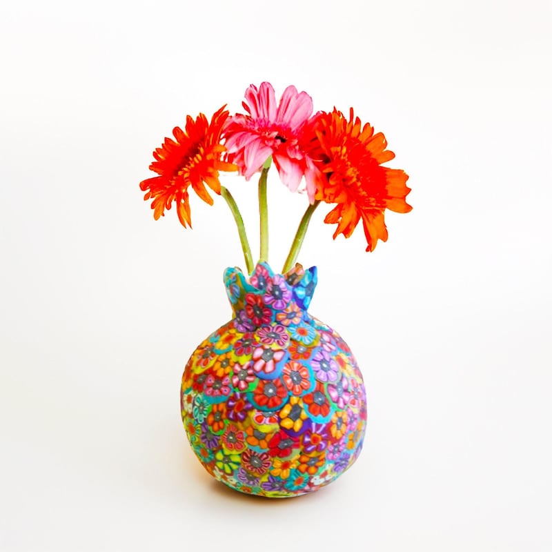 Colorful Flower Vase - Etsy