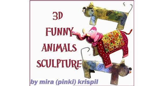 Tutorial Funny Animals Sculpture Polymer Clay Tutorial DIY | Etsy