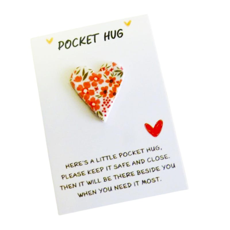 Clay Heart Keepsake Cards - Etsy