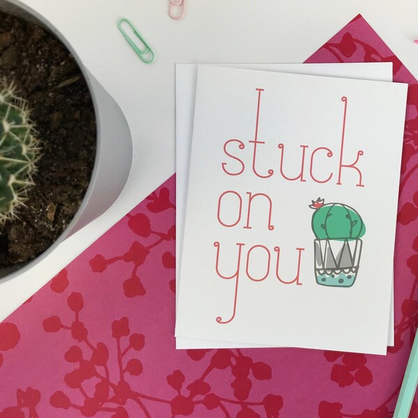 Stuck on You Cactus - Etsy