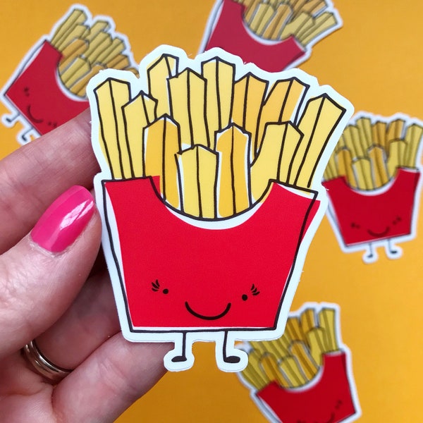 French Fry Card - Etsy