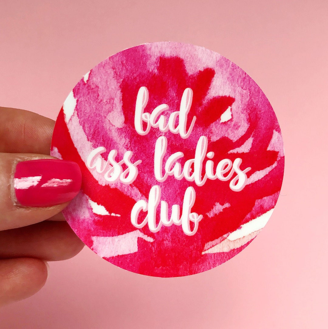 Bad Ass Ladies Club Waterproof Vinyl Laptop Notebook or - Etsy