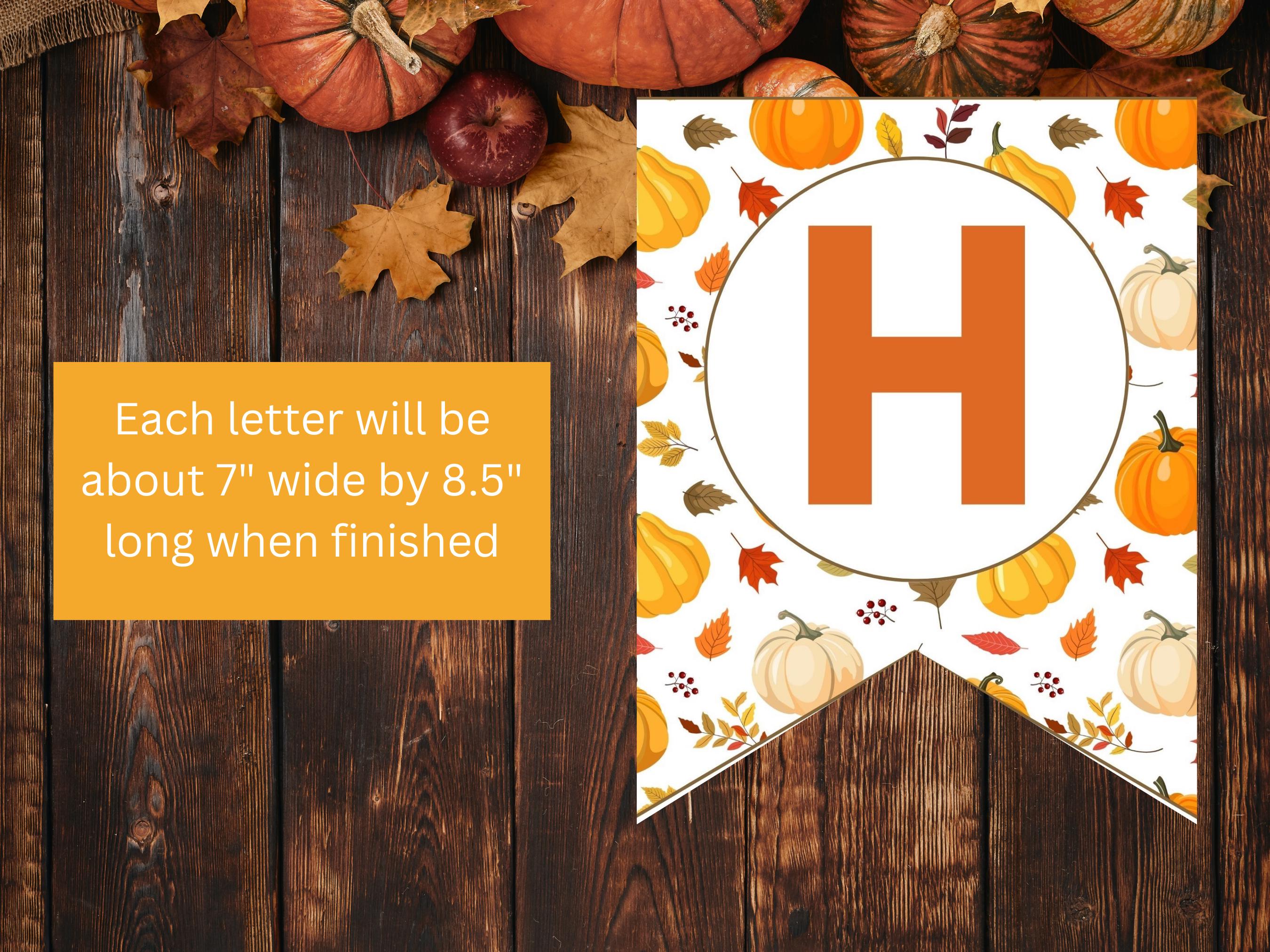 Happy Thanksgiving Bunting Banner Decoration, Colorful Pennant Sign for ...