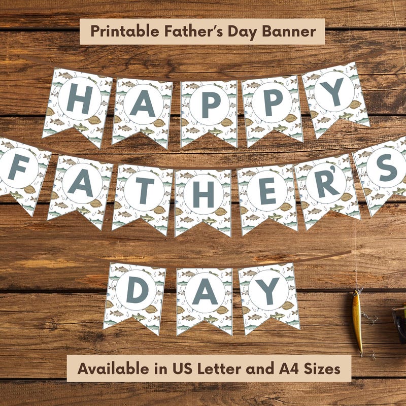 Fathers Day Banner - Etsy