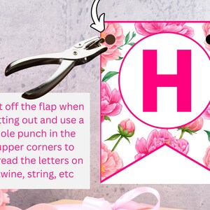 Happy Mother's Day Bunting Banner Backdrop Sign, Peony Tapestry Floral ...