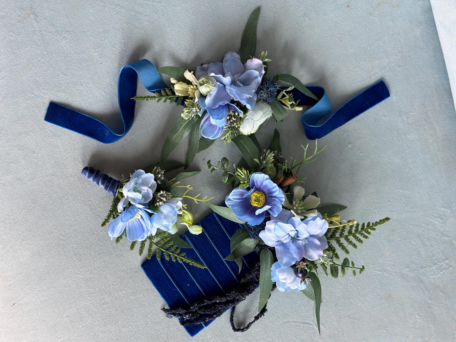 Elegant Blue Boutonniere, Sky Blue Wedding Boutonniere, Unique Bridal ...