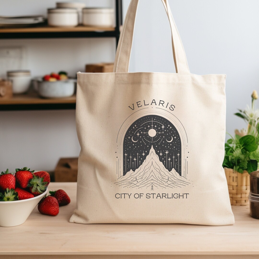 Bookish Merch Tote Bag Acotar Readers, Velaris ACOTAR Totebag, Booktok ...