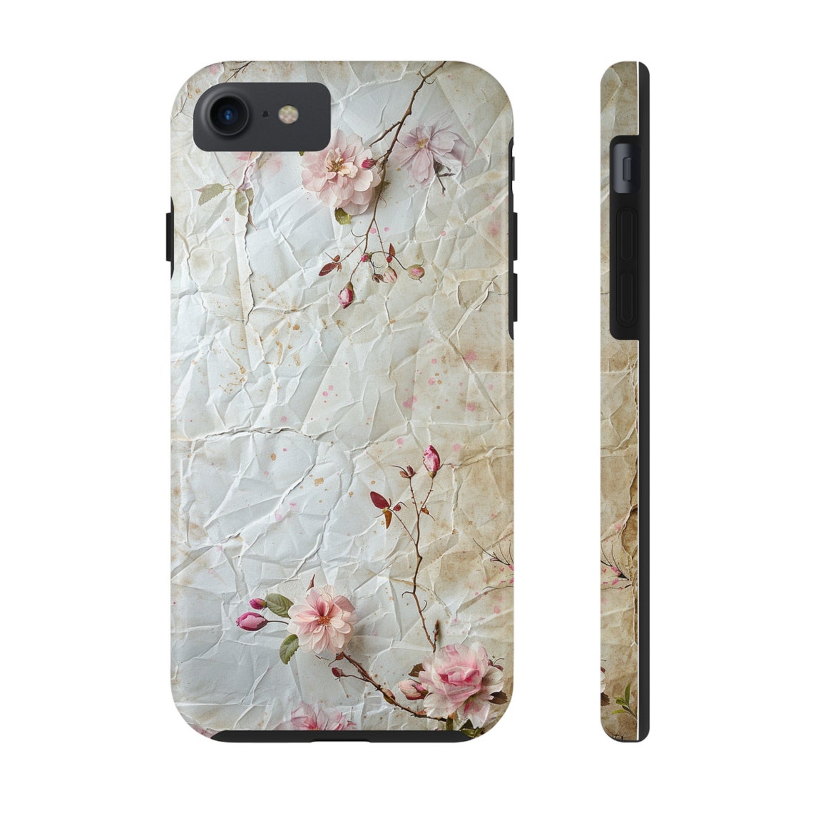 Vintage Butterfly Botany Phone Case for for iPhone 15 14 13 12 Mini 11 ...