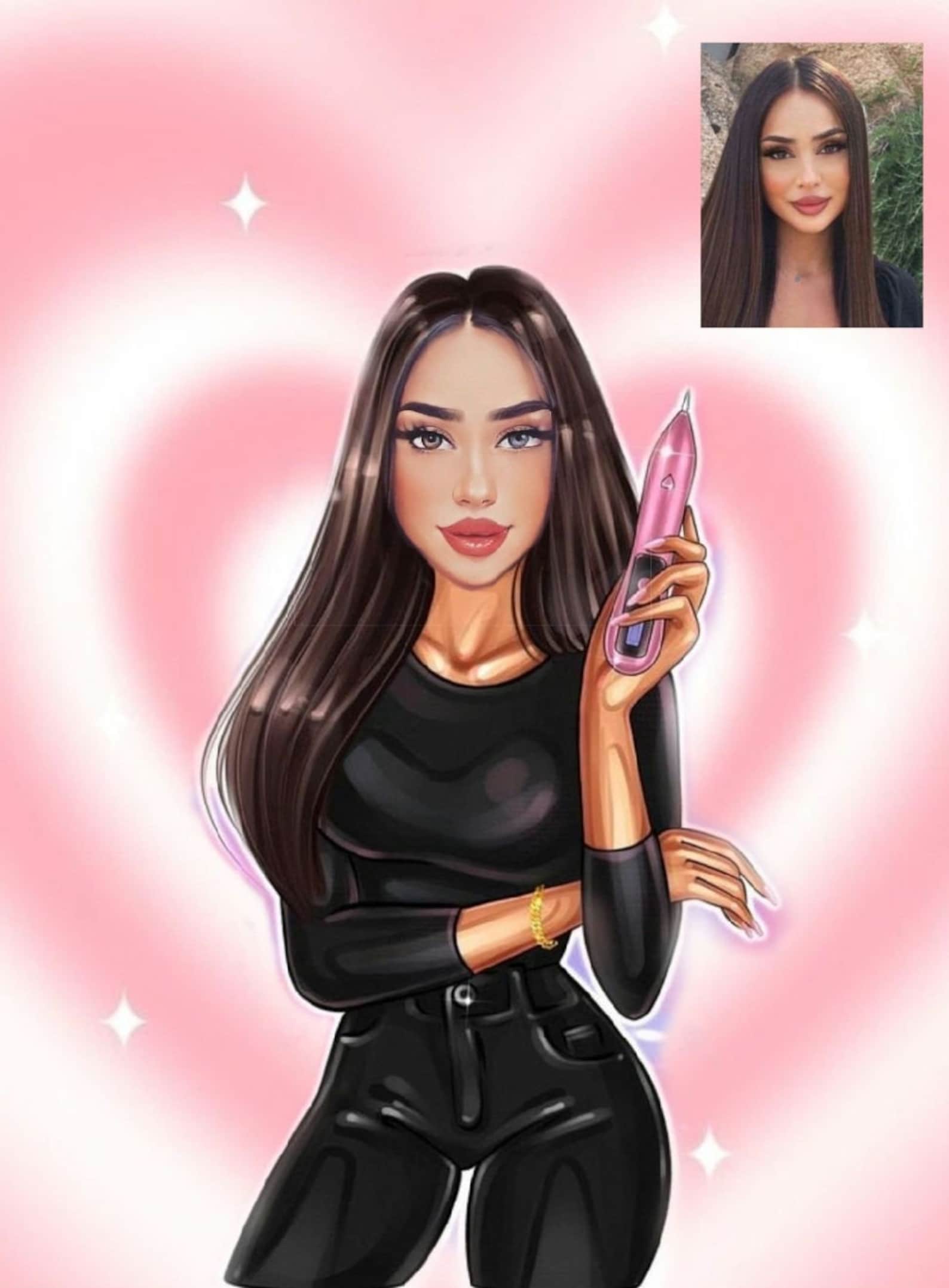 Custom Cartoon Portrait Logo: Business Branding (digital File) - Etsy