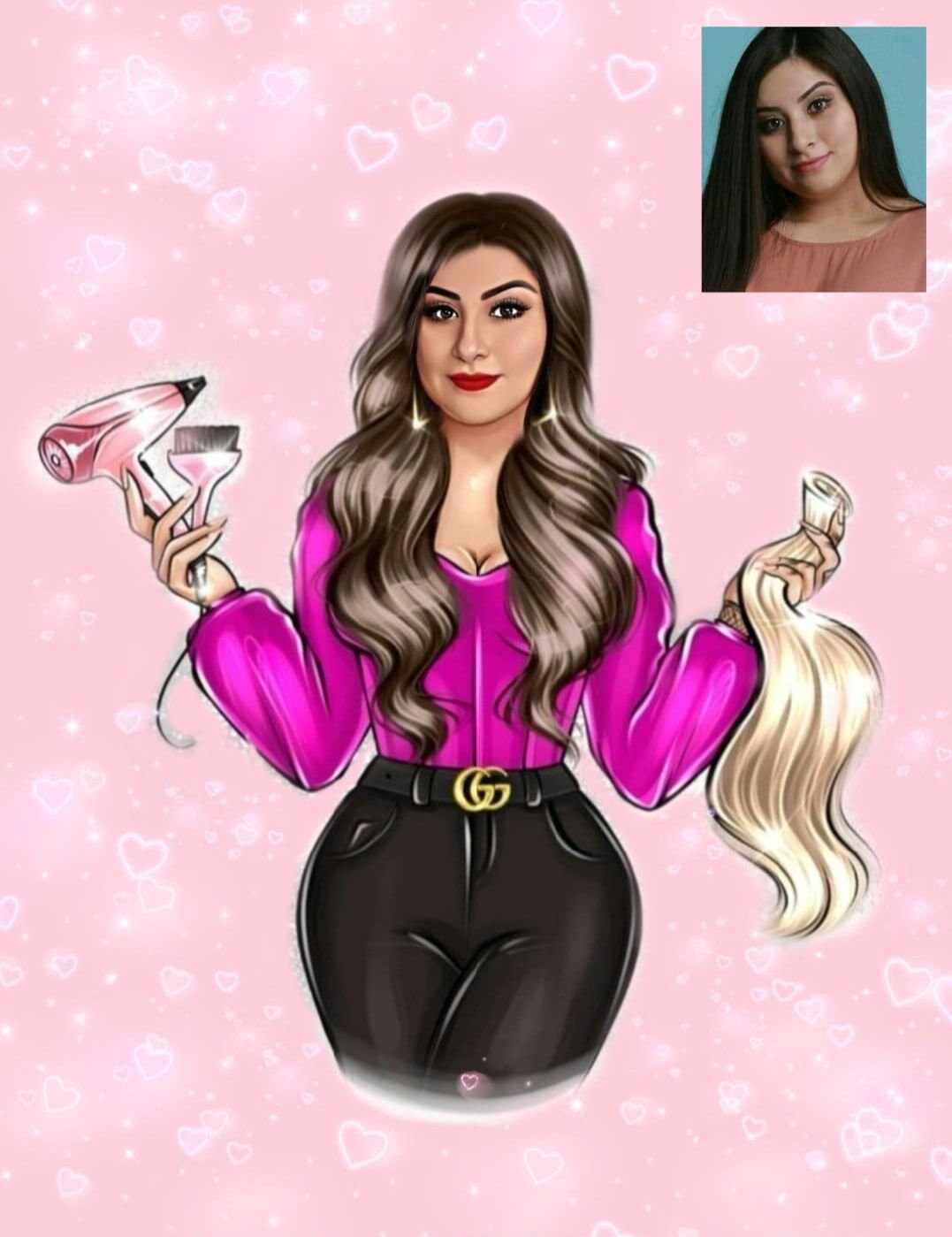 Custom Cartoon Portrait Logo: Business Branding (digital File) - Etsy