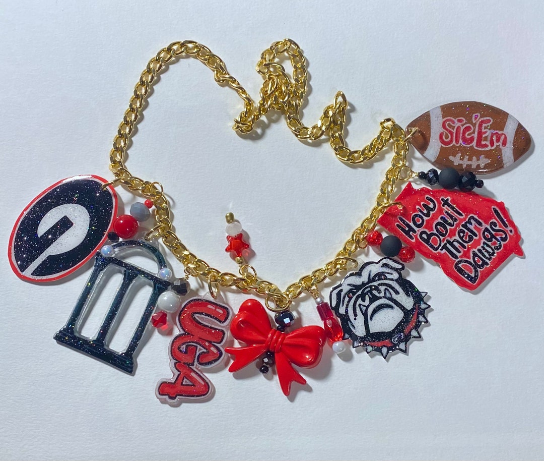 UGA Charm Necklace - Etsy