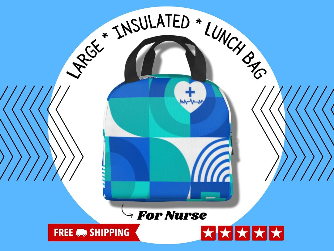 Nurse Lunch Bag, Insulated Lunch Bag, Cute Lunch Bag for Women, Nurse ...