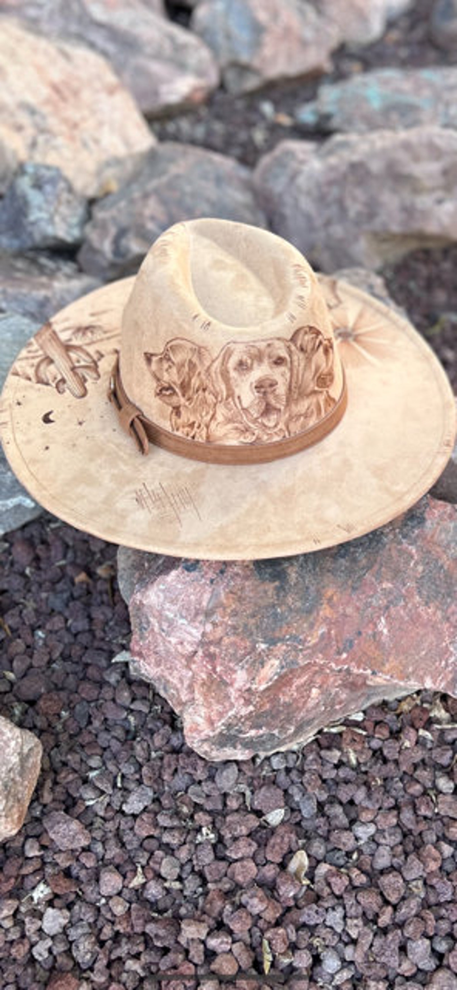 Level 1, 2 Sides Burnt! Custom Burned Hats – Personalized Wearable Art ...