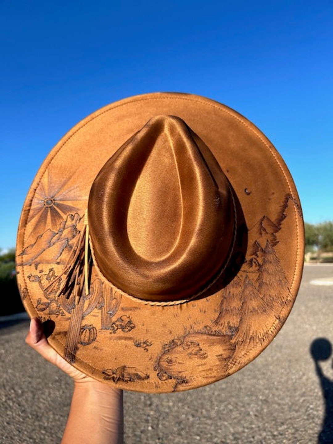 Level 1, 2 Sides Burnt! Custom Burned Hats – Personalized Wearable Art ...