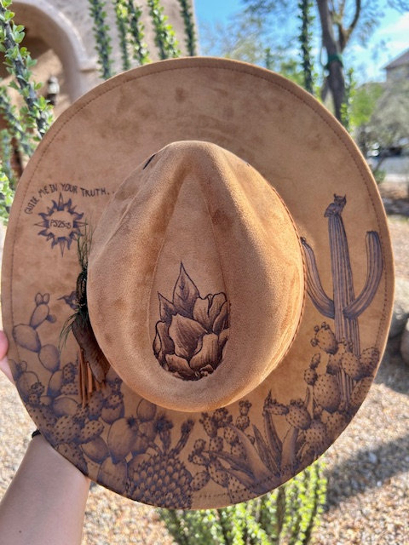 Level 1, 3 Sides Burnt Custom Burned Hats Personalized Wearable Art for ...
