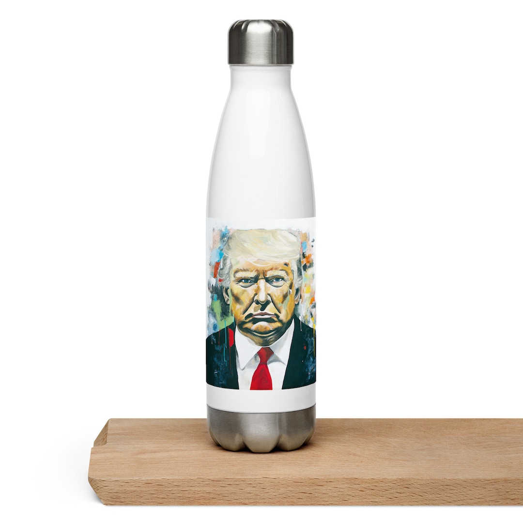 Donald Trump Collector Water Bottle, President Trump USA Water Bottle ...