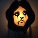 Stained Glass ALICE COOPER Night Light by Glass Action - Etsy