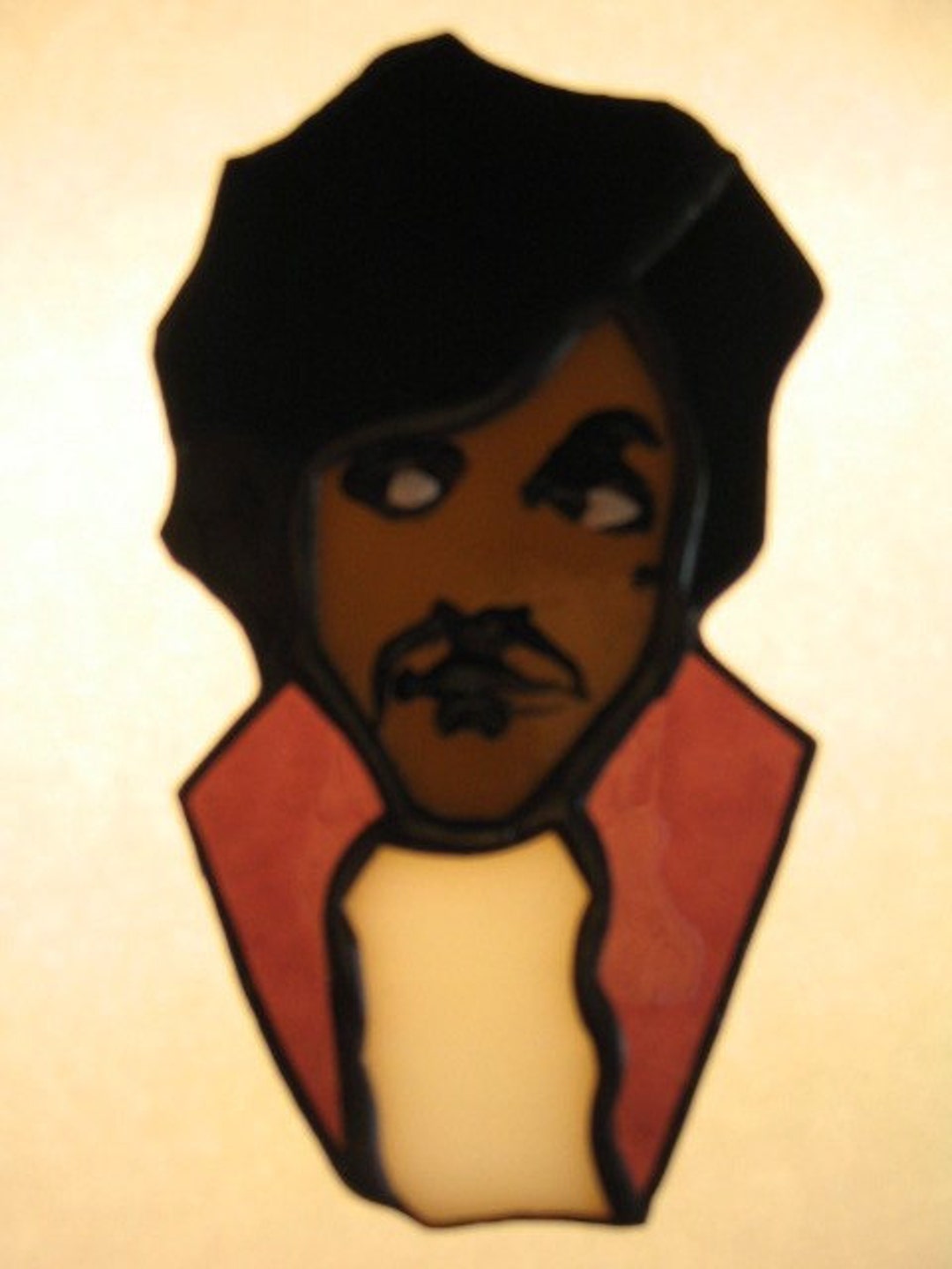 Stained Glass PRINCE Night Light by Glass Action - Etsy