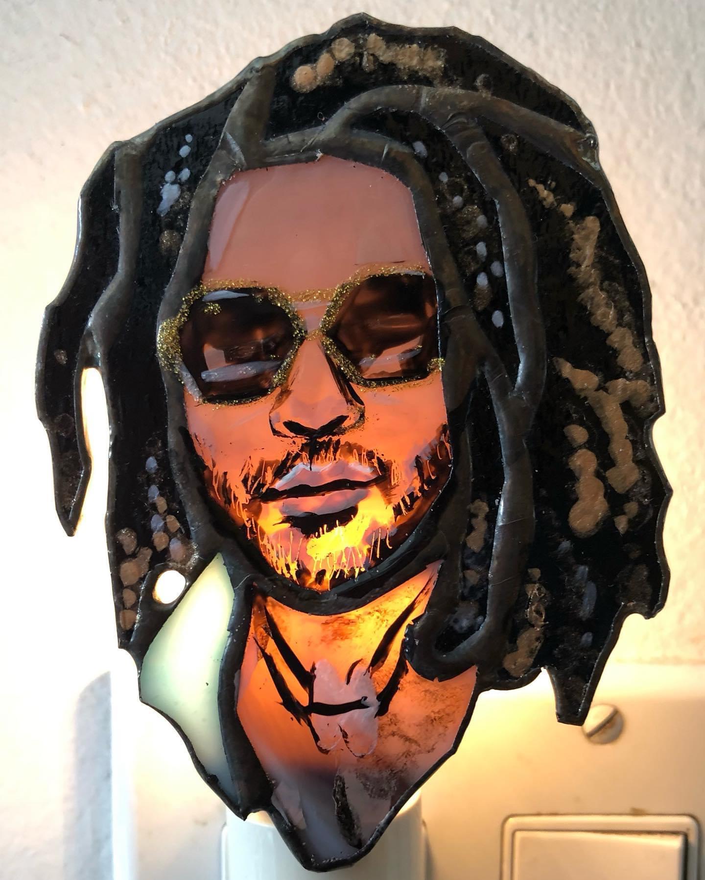 Artist Richard Stark newest and Lenny Kravitz