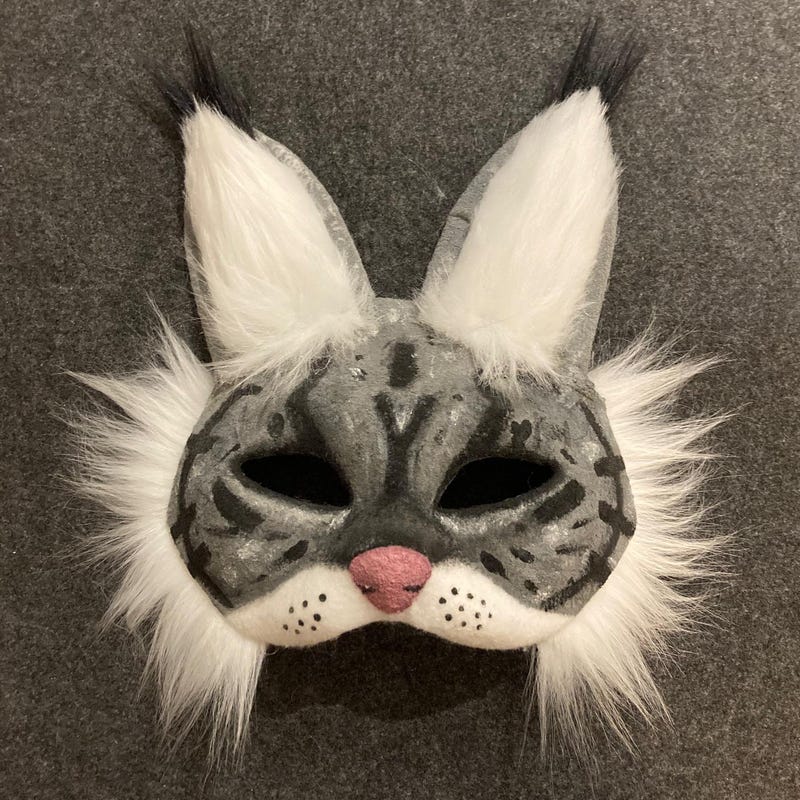 Lynx Therian Mask Etsy